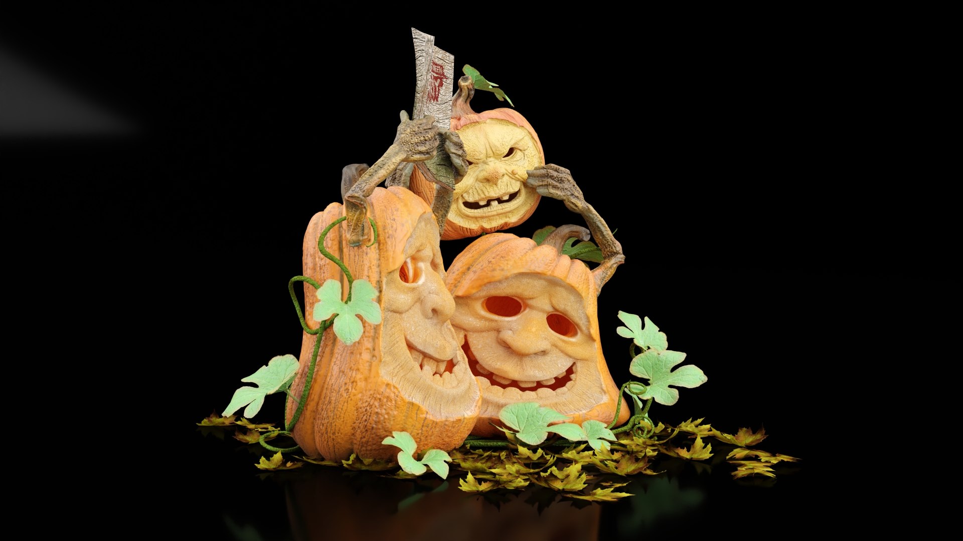 Halloween Party 3D - TurboSquid 2356095