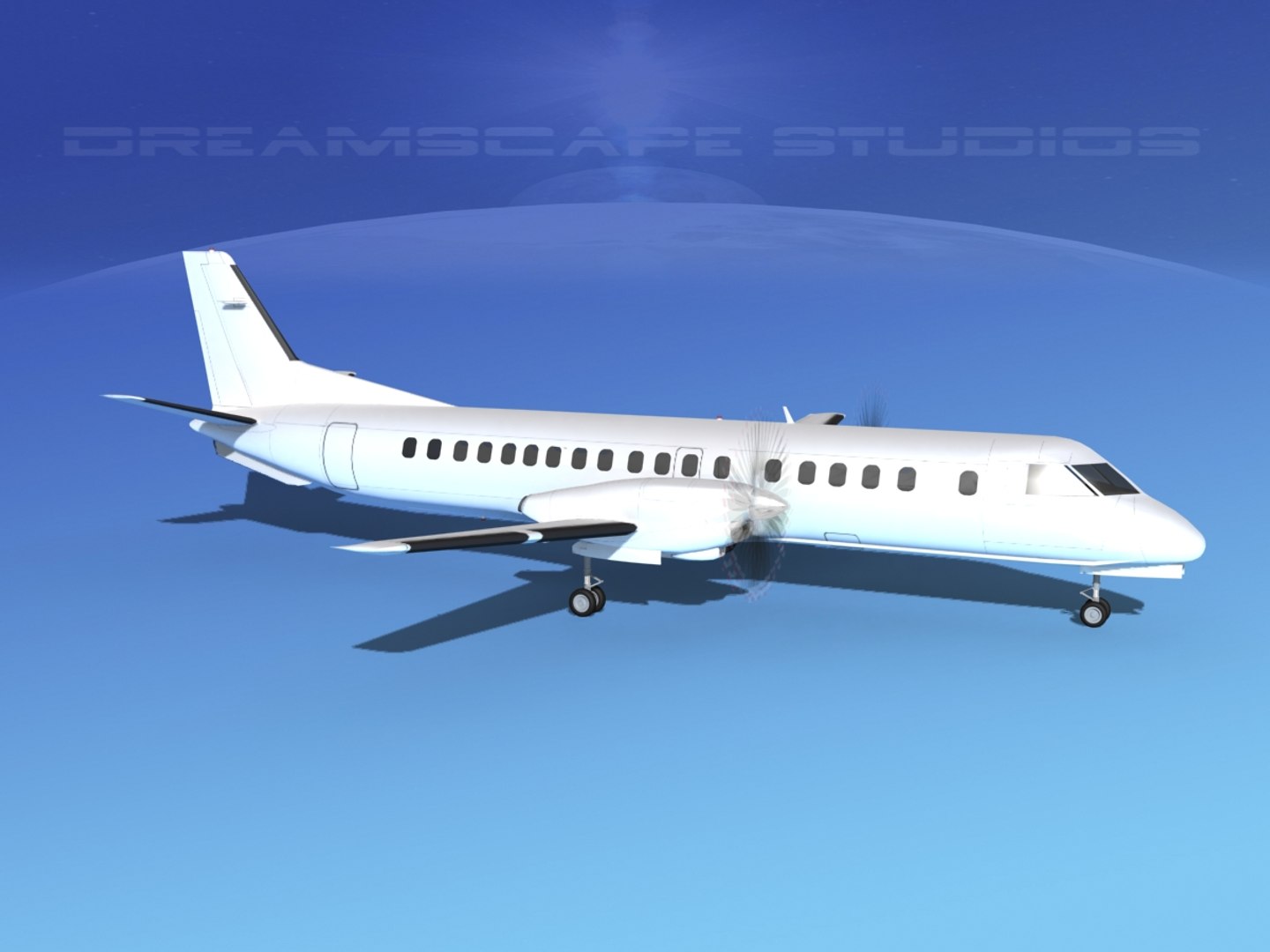 3D cockpit saab 2000 model - TurboSquid 1212663