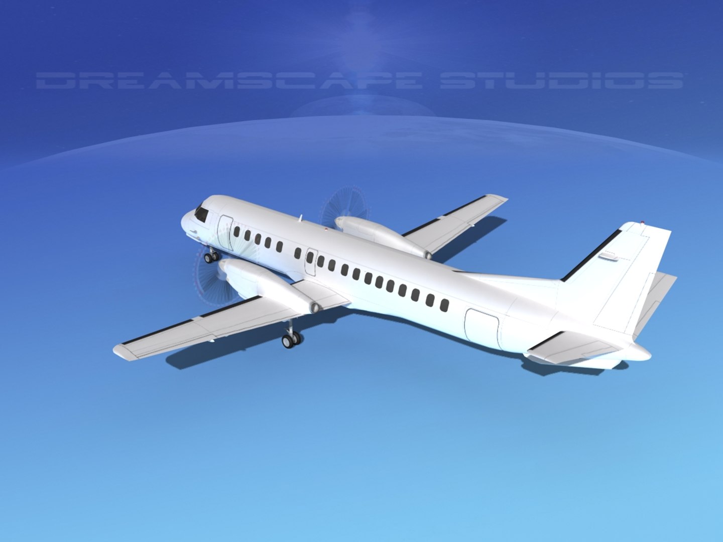 3D cockpit saab 2000 model - TurboSquid 1212663