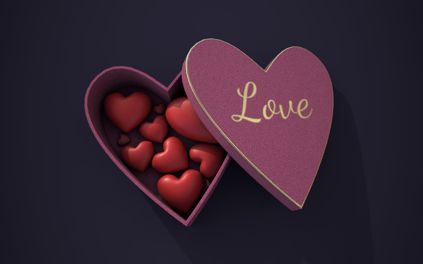 Heart Box 3D - TurboSquid 1846413