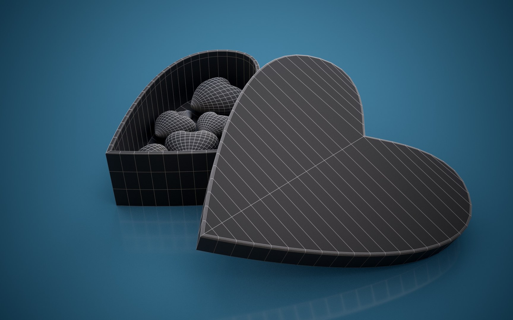 Heart Box 3D - TurboSquid 1846413