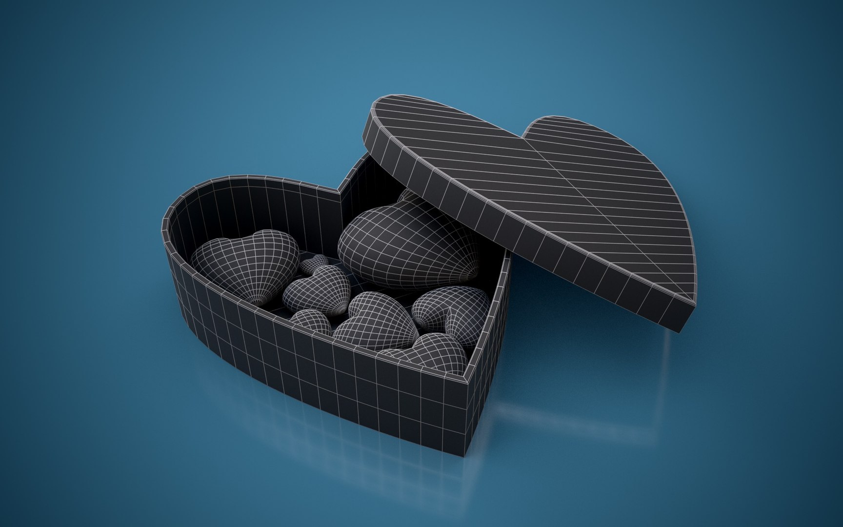 Heart Box 3D - TurboSquid 1846413