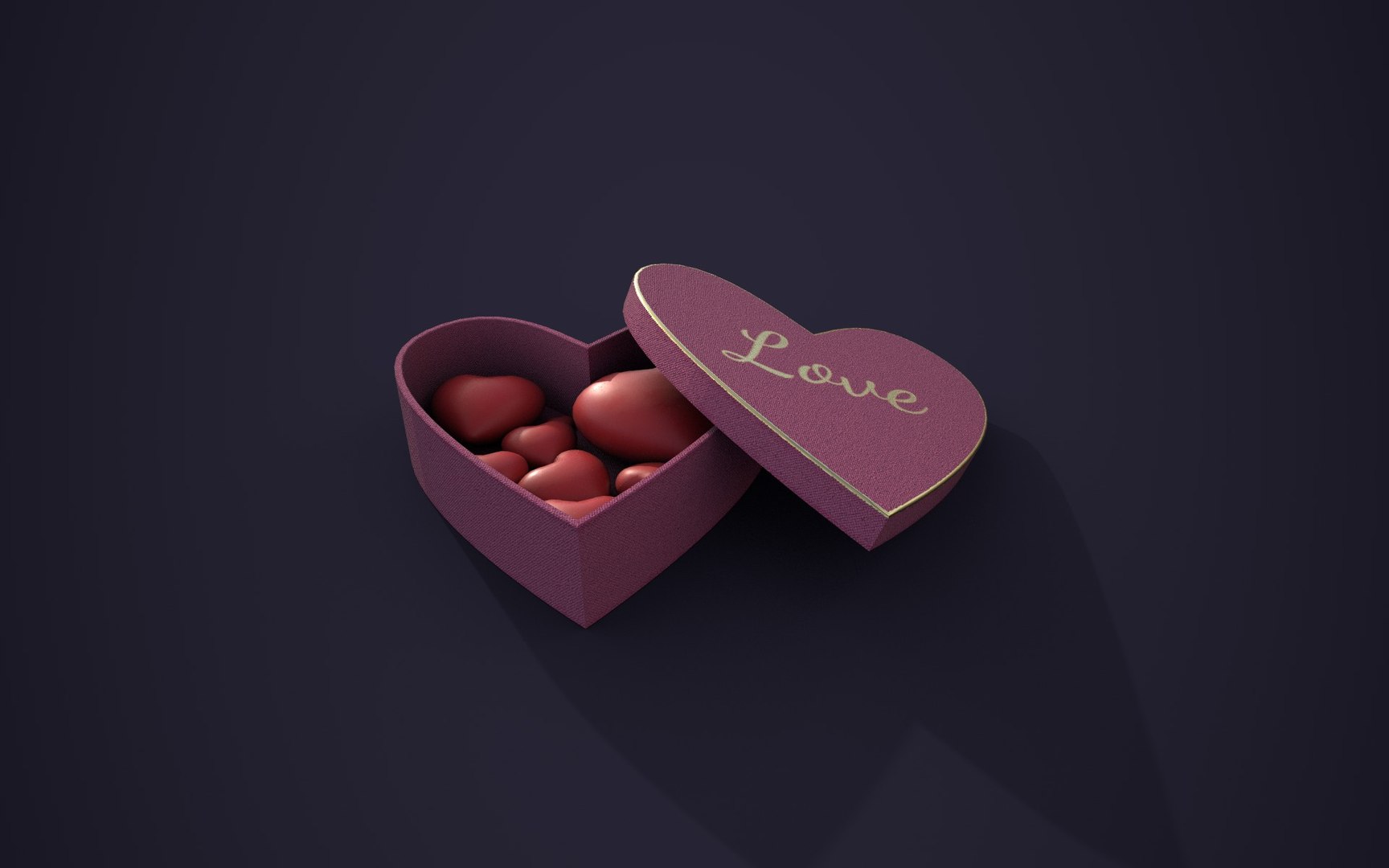 Heart Box 3D - TurboSquid 1846413