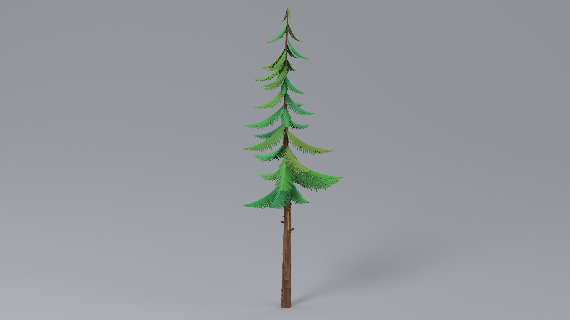 3D Cartoon Pine 07 Model - TurboSquid 1949316