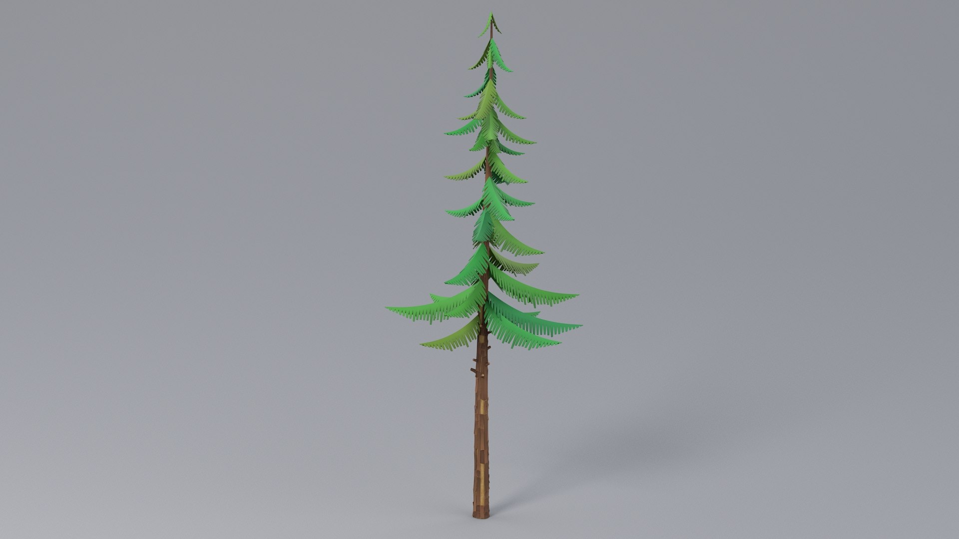 3D Cartoon Pine 07 Model - TurboSquid 1949316