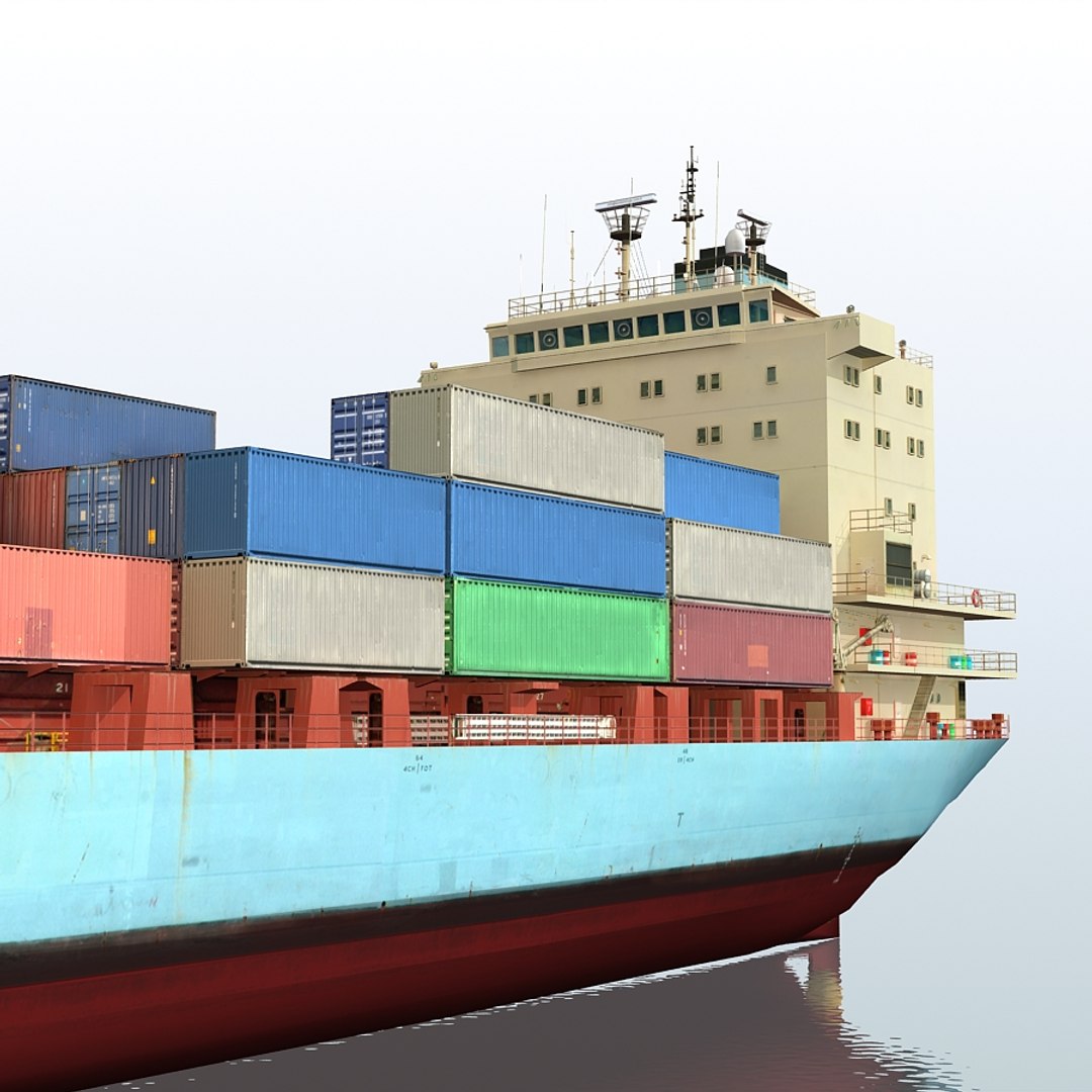 Container Ship Blue Max