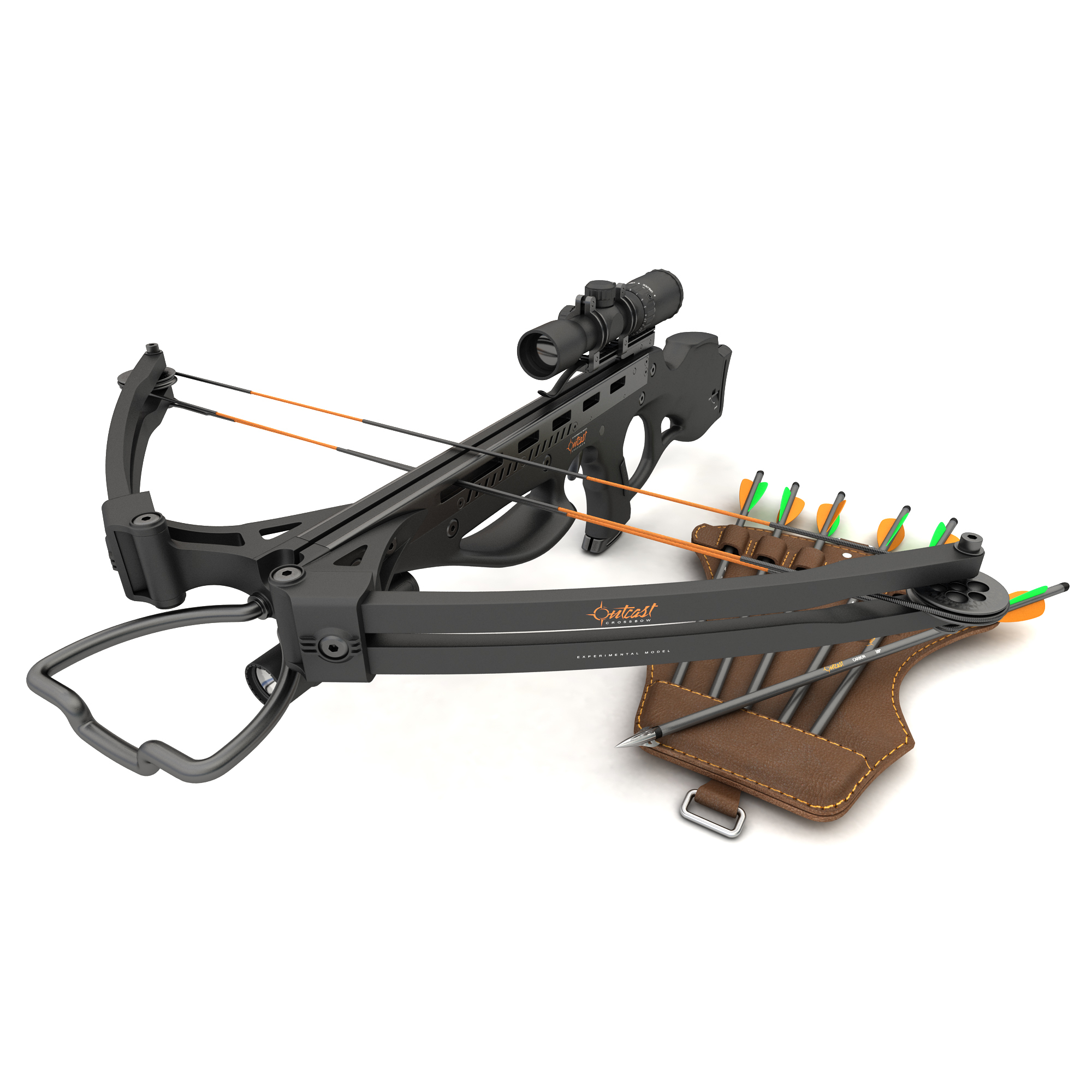 Compound crossbow model - TurboSquid 1712321