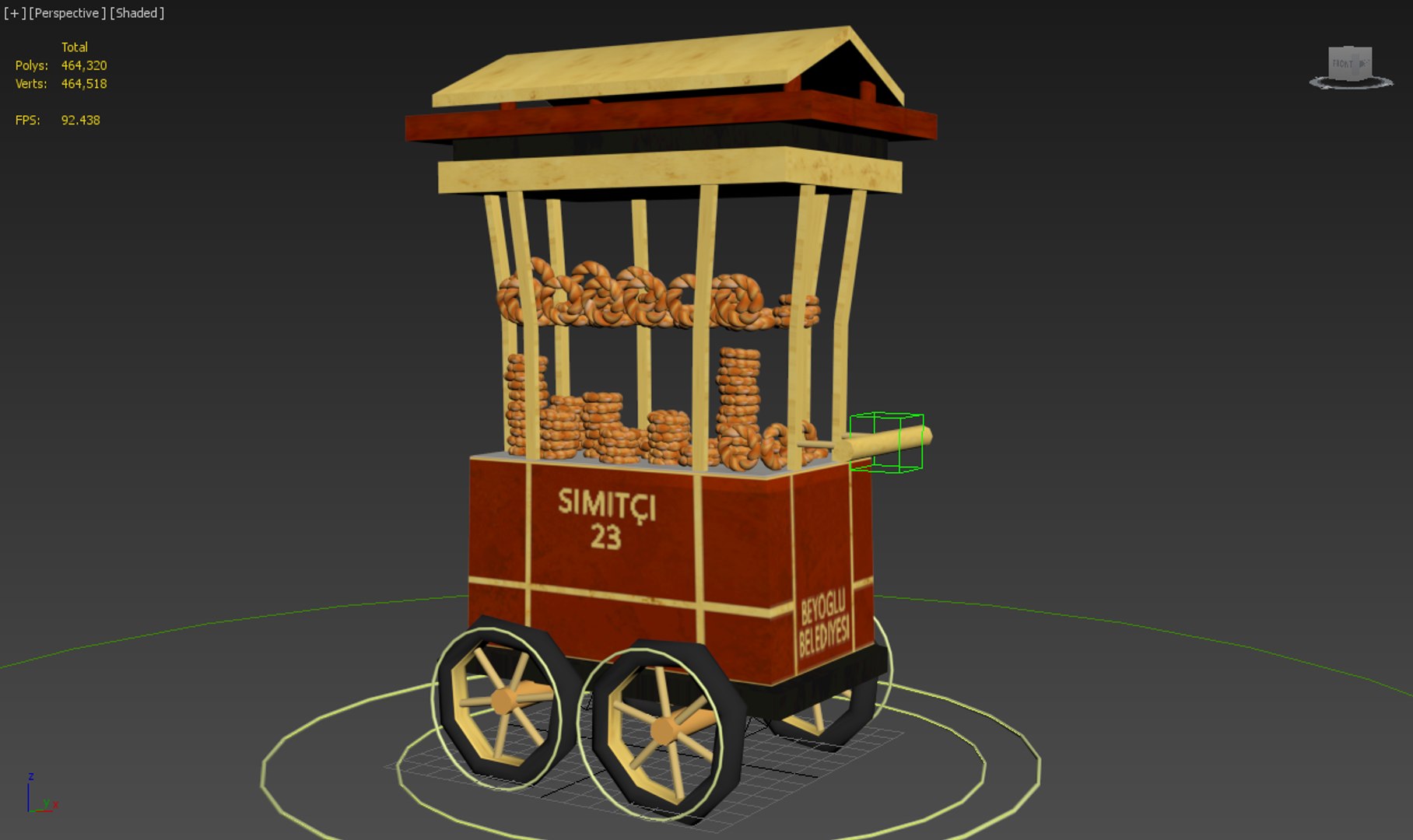 3D Simitci Cart Model - TurboSquid 1364780