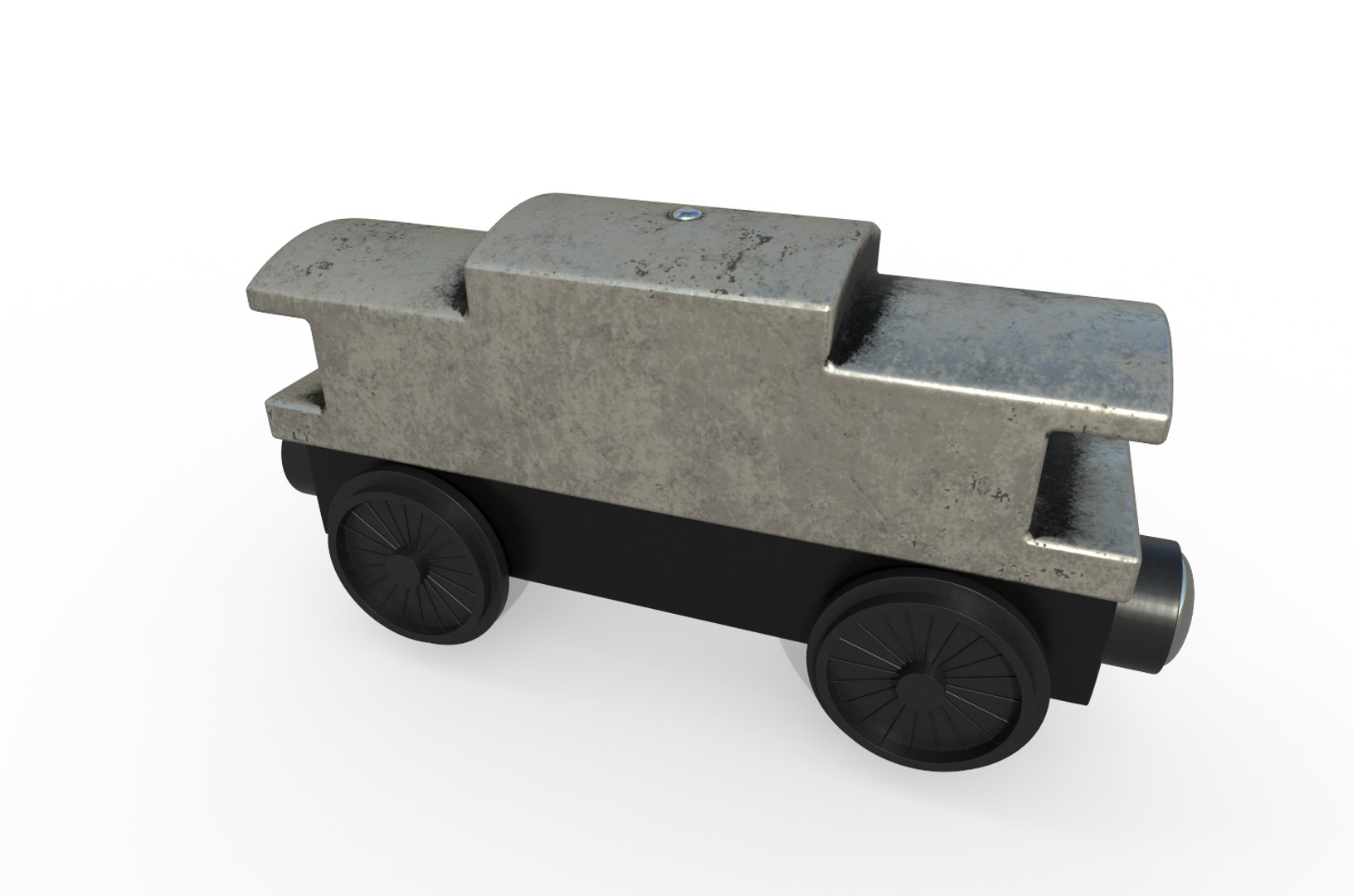 3D Toy Train Caboose Model - TurboSquid 1466549