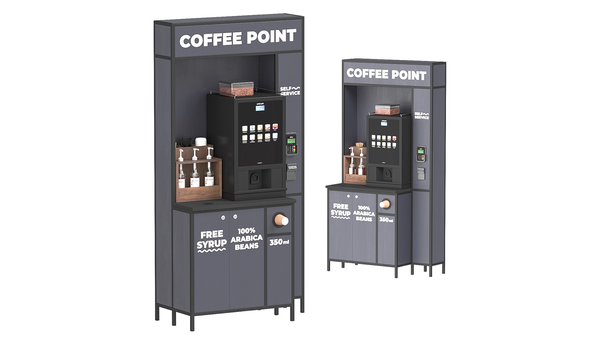 3D model Self coffee machine - TurboSquid 2002606