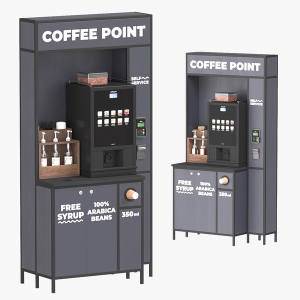 Self coffee machine 3D 모델 - TurboSquid 2002606