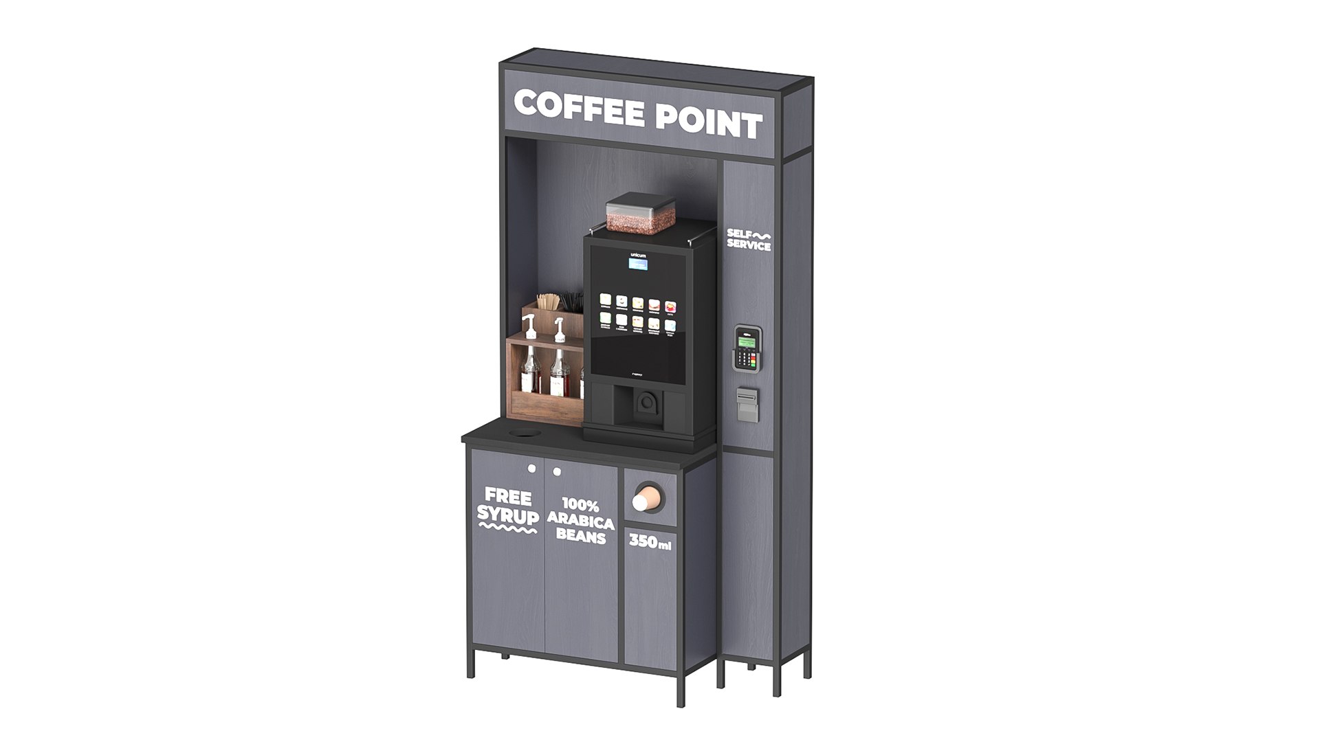 3D model Self coffee machine - TurboSquid 2002606