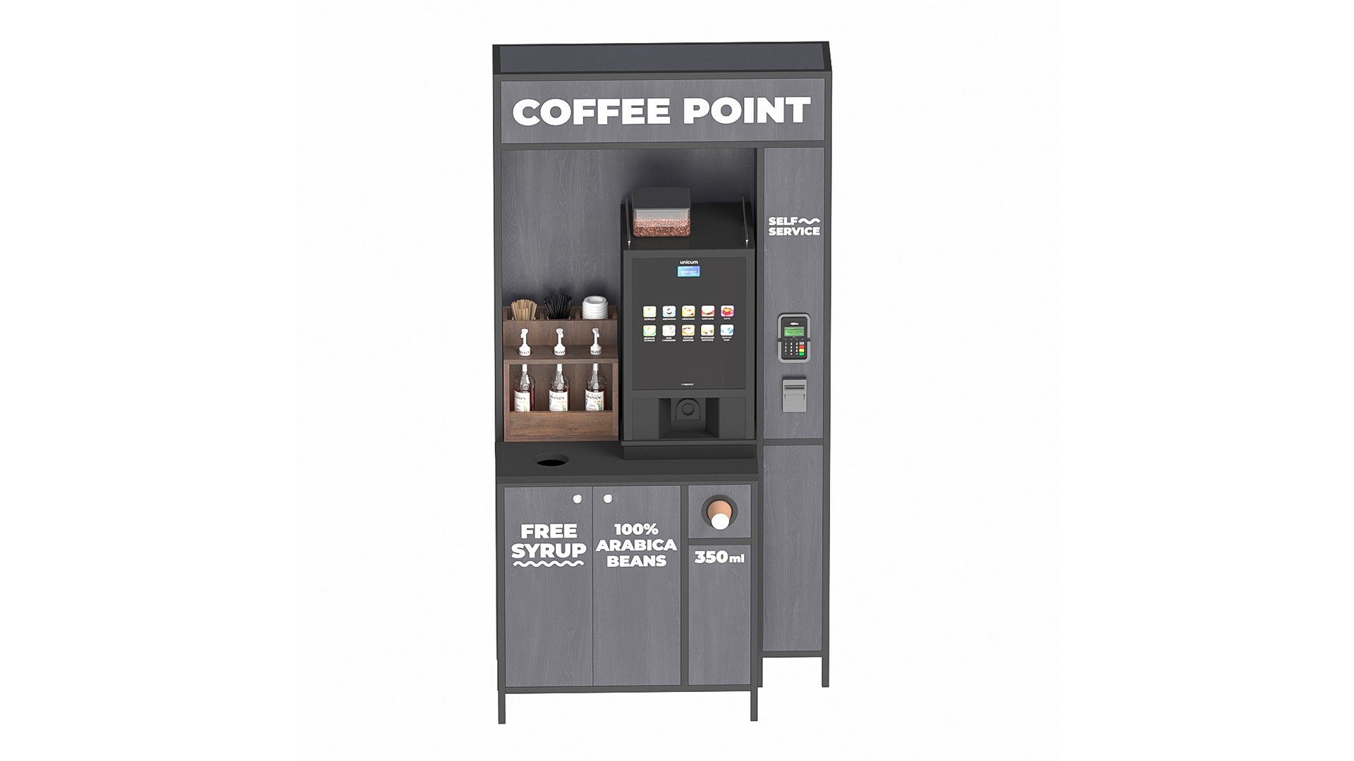 3D model Self coffee machine - TurboSquid 2002606
