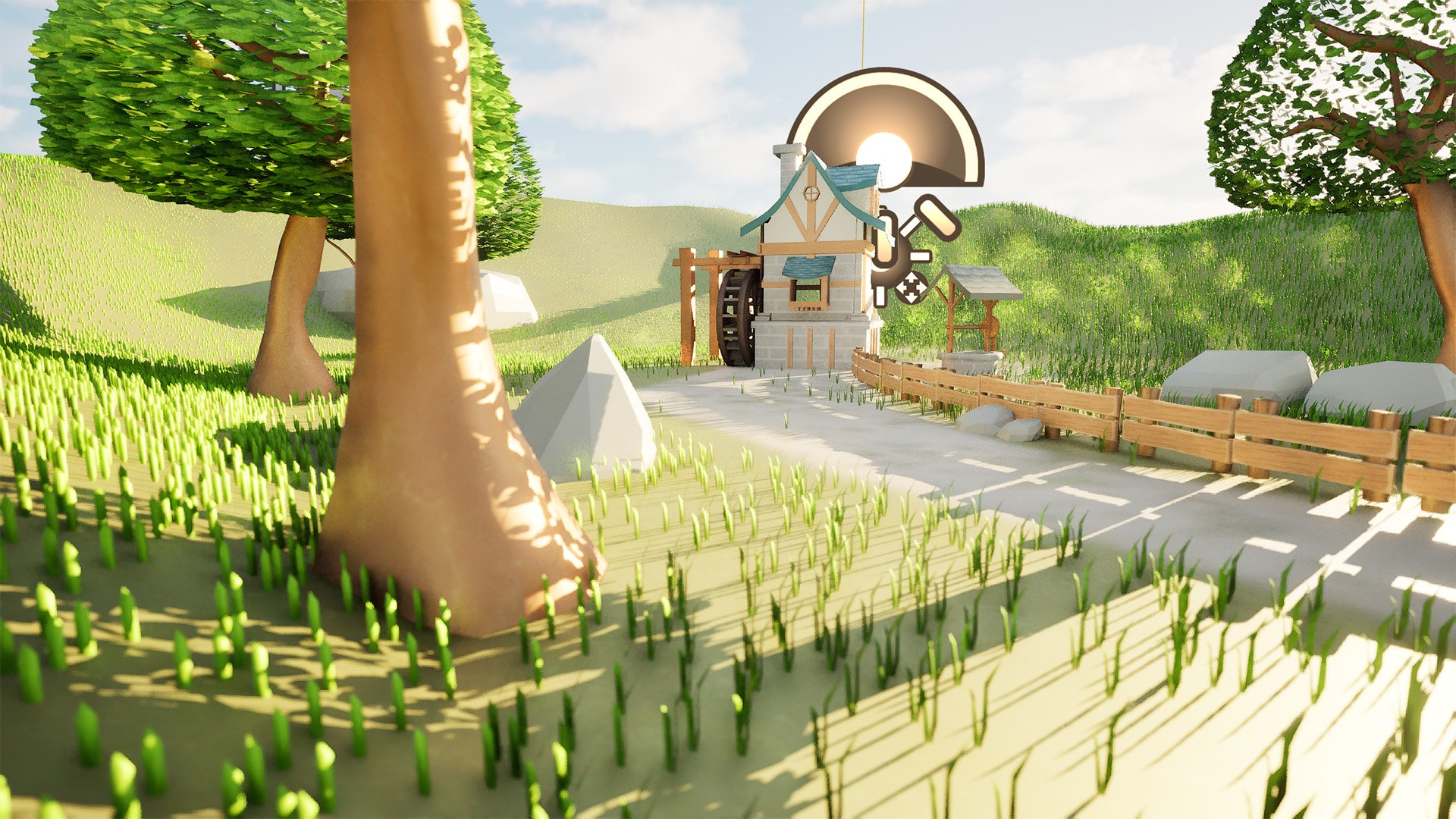 3D Game Ready Idyllic Stylized Village 3D Asset - TurboSquid 2255802
