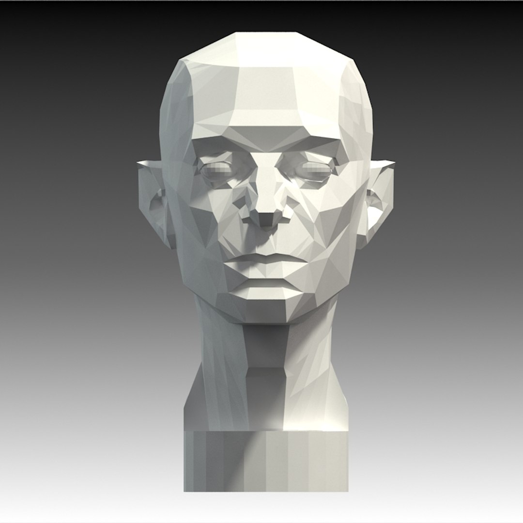 Planar Head Artistic Anatomy Model - TurboSquid 1222763