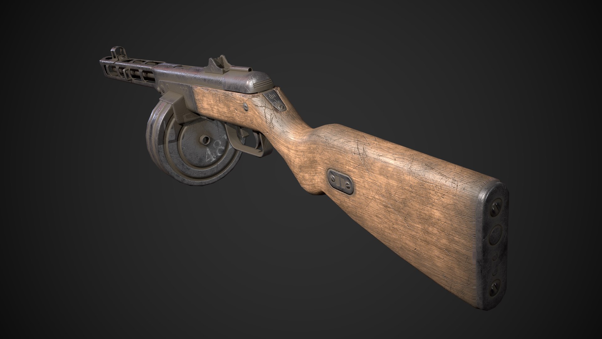 Ppsh-41 Ppsh Weapons 3D Model - TurboSquid 1662132