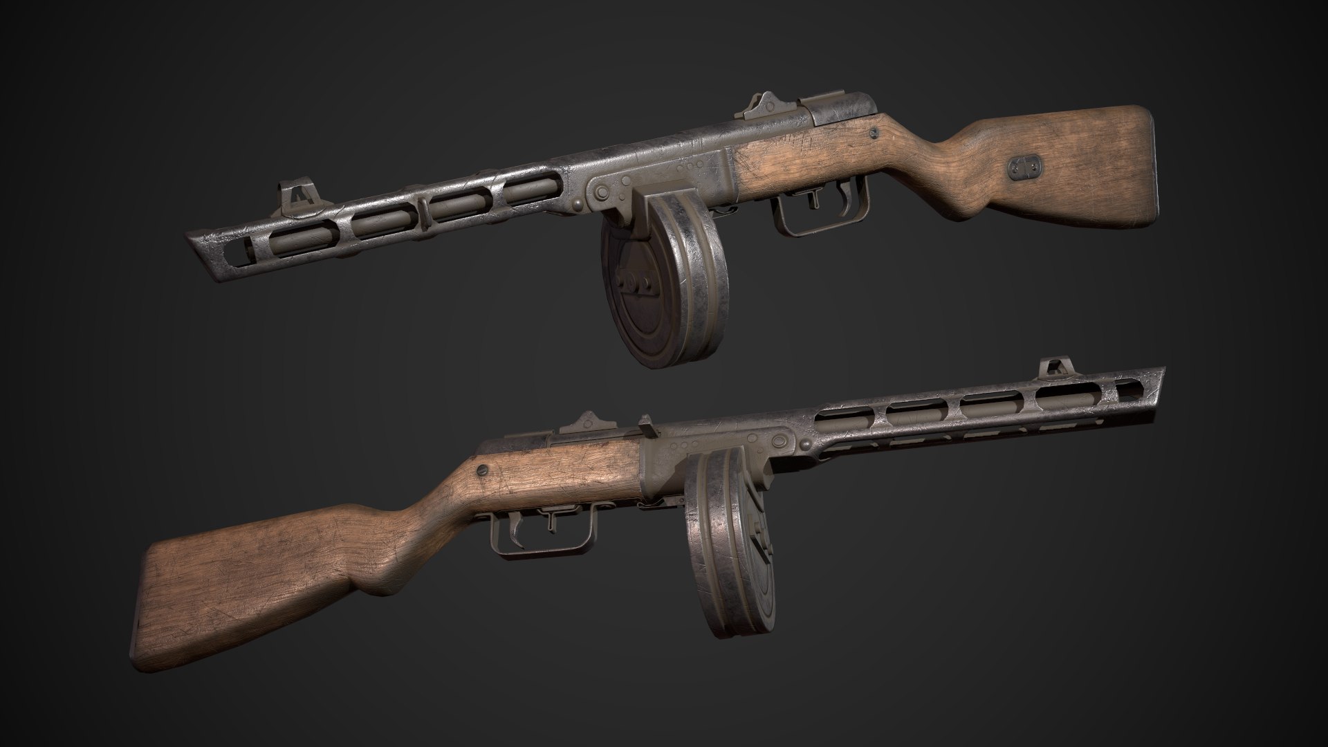 Ppsh-41 Ppsh Weapons 3D Model - TurboSquid 1662132