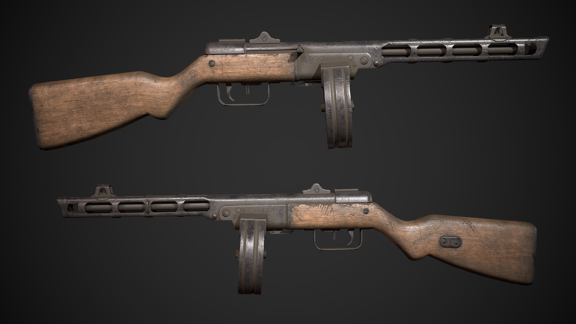 Ppsh-41 ppsh weapons 3D model - TurboSquid 1662132