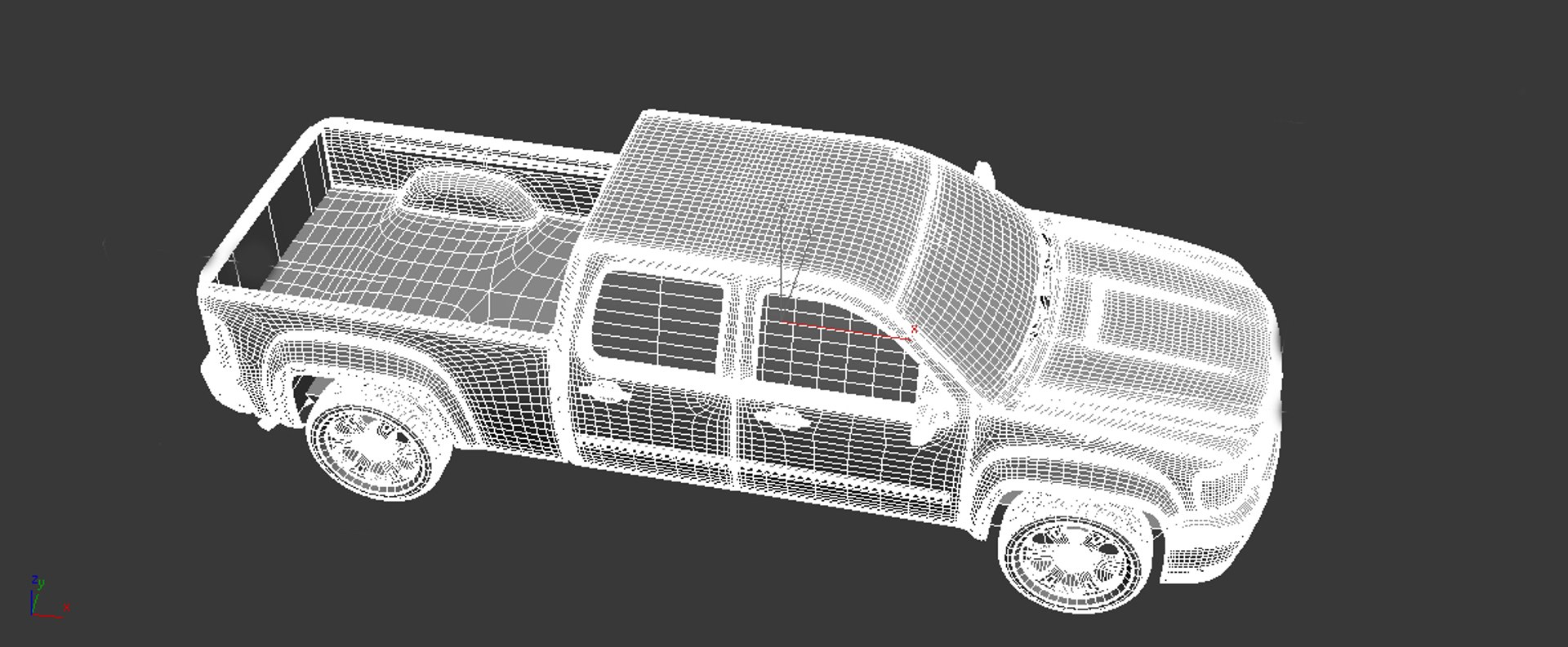 3d pick truck model