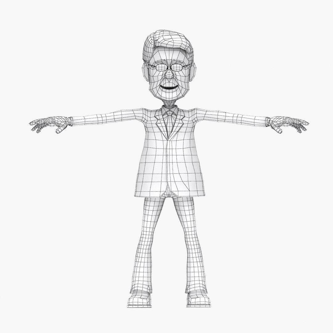 Politician Rigged Animation 3d Max