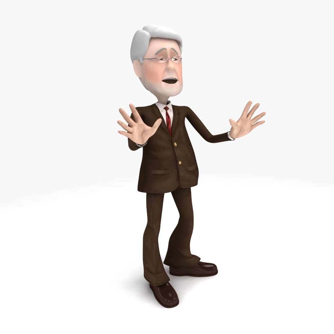 Politician Rigged Animation 3d Max