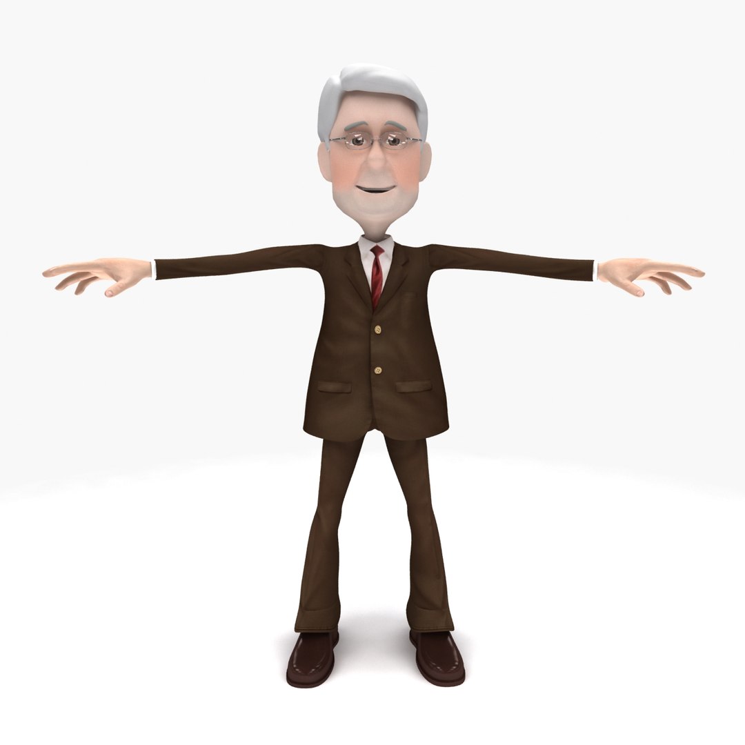 Politician Rigged Animation 3d Max
