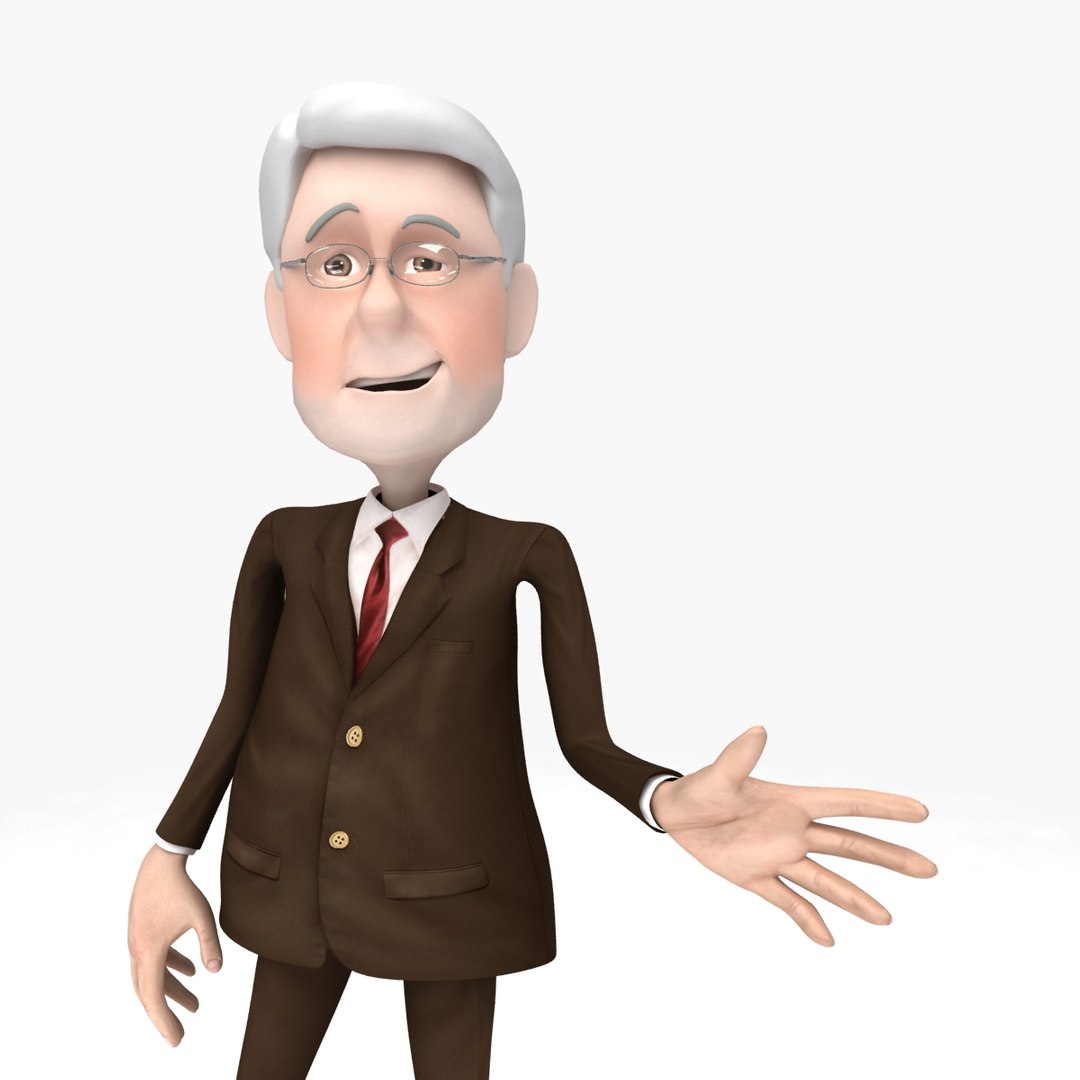 Politician Rigged Animation 3d Max