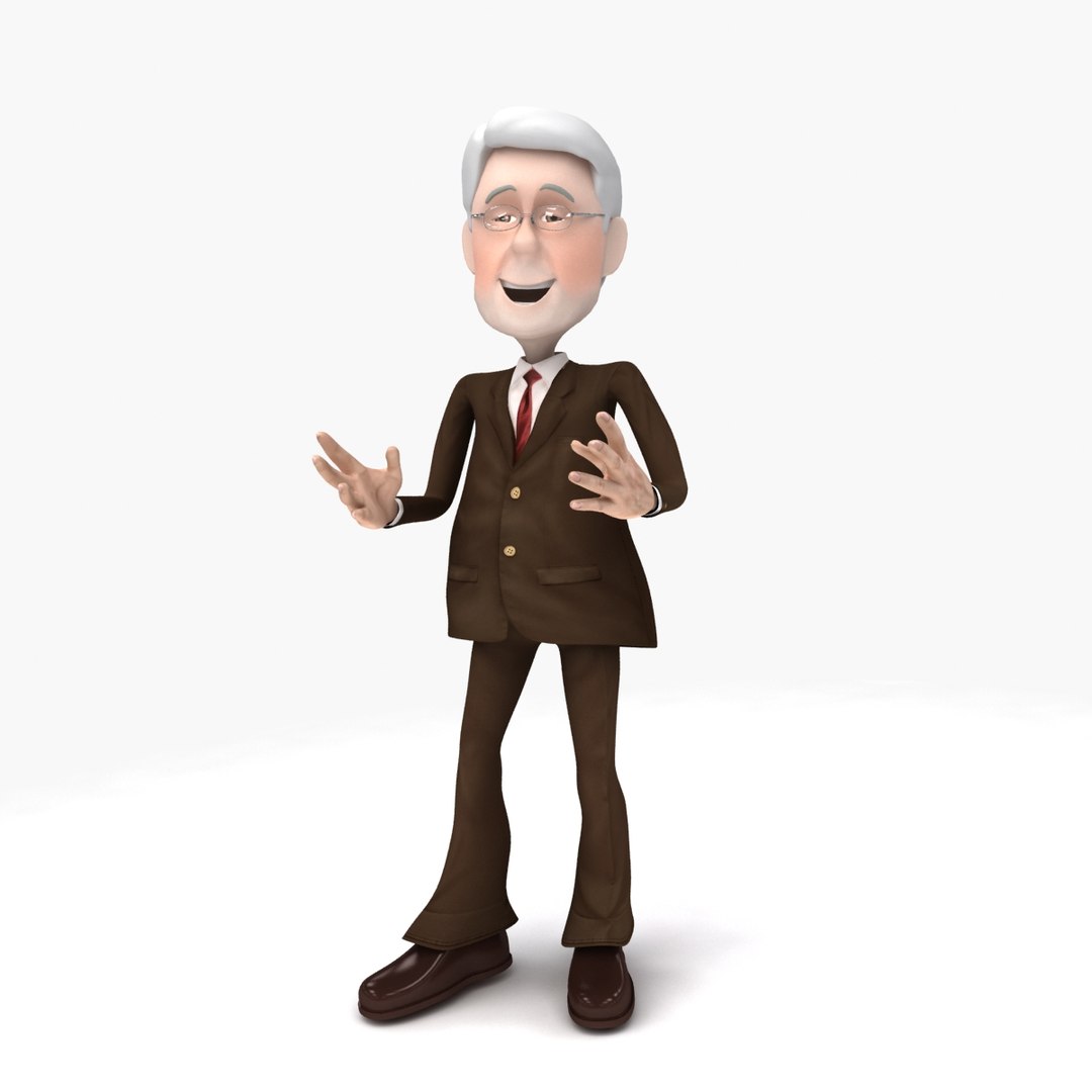 Politician Rigged Animation 3d Max