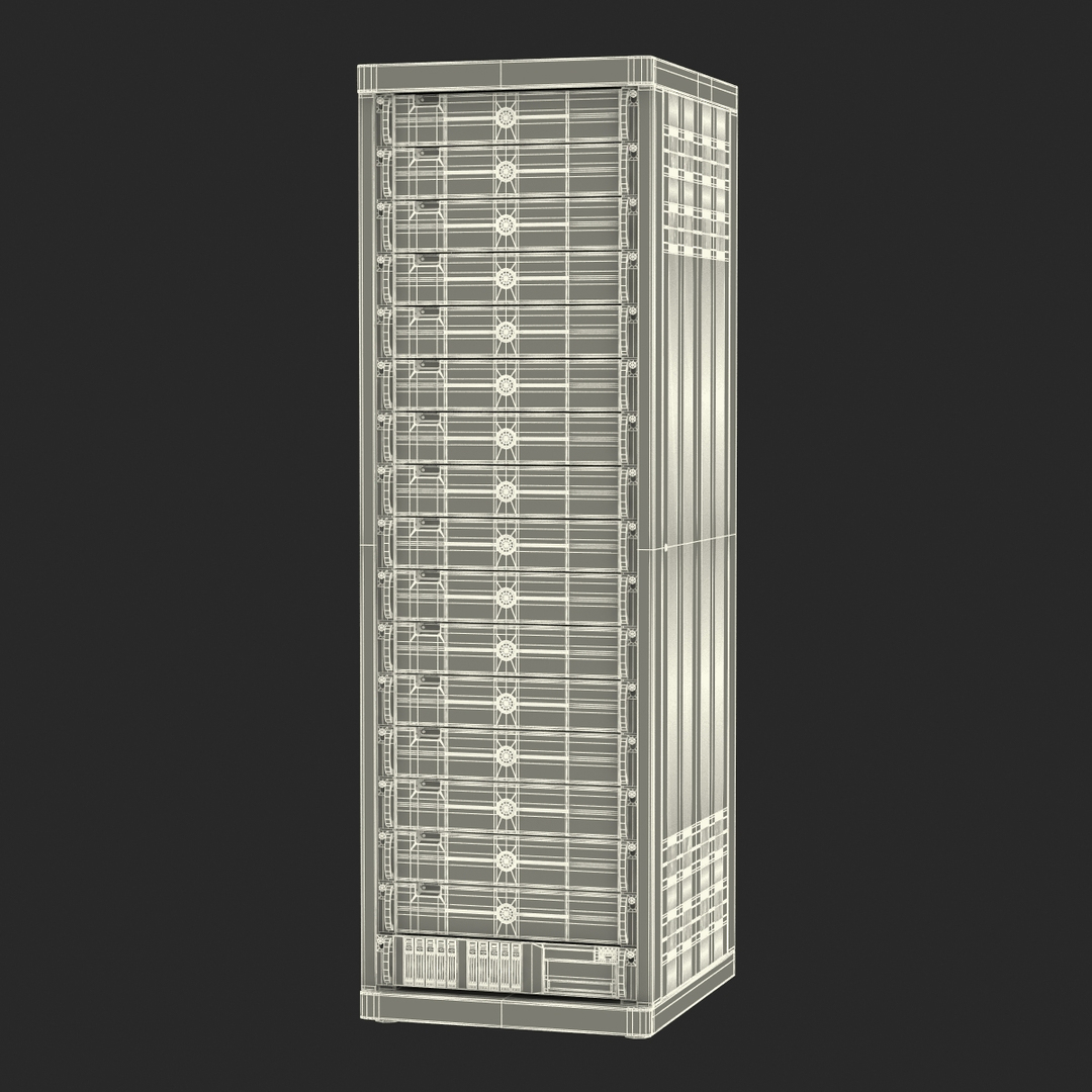 3d Generic Servers Rack 3