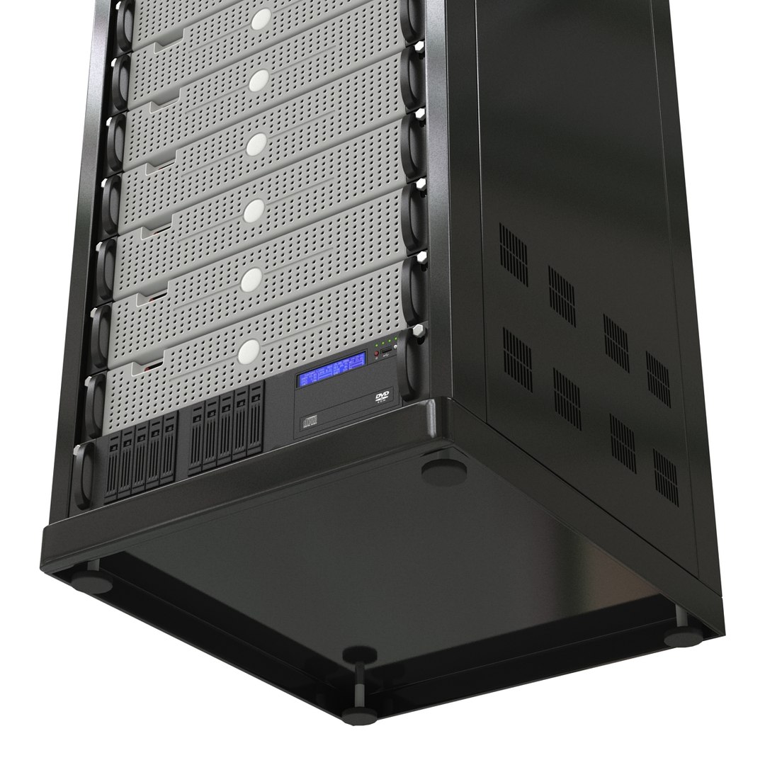3d generic servers rack 3