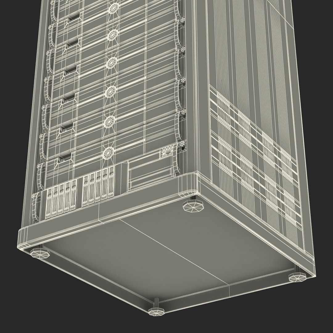 3d generic servers rack 3