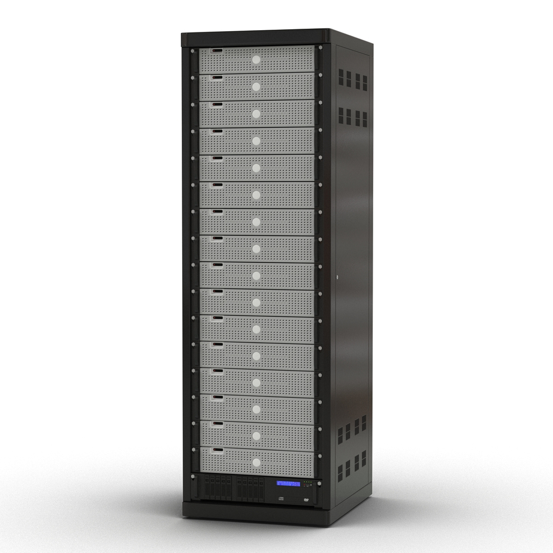 3d Generic Servers Rack 3