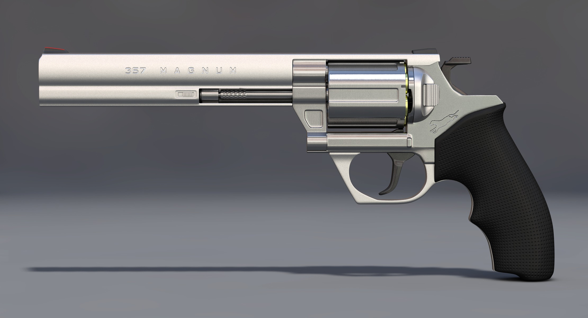 Concept Revolver Caliber 357 Magnum 3D Model - TurboSquid 1311329