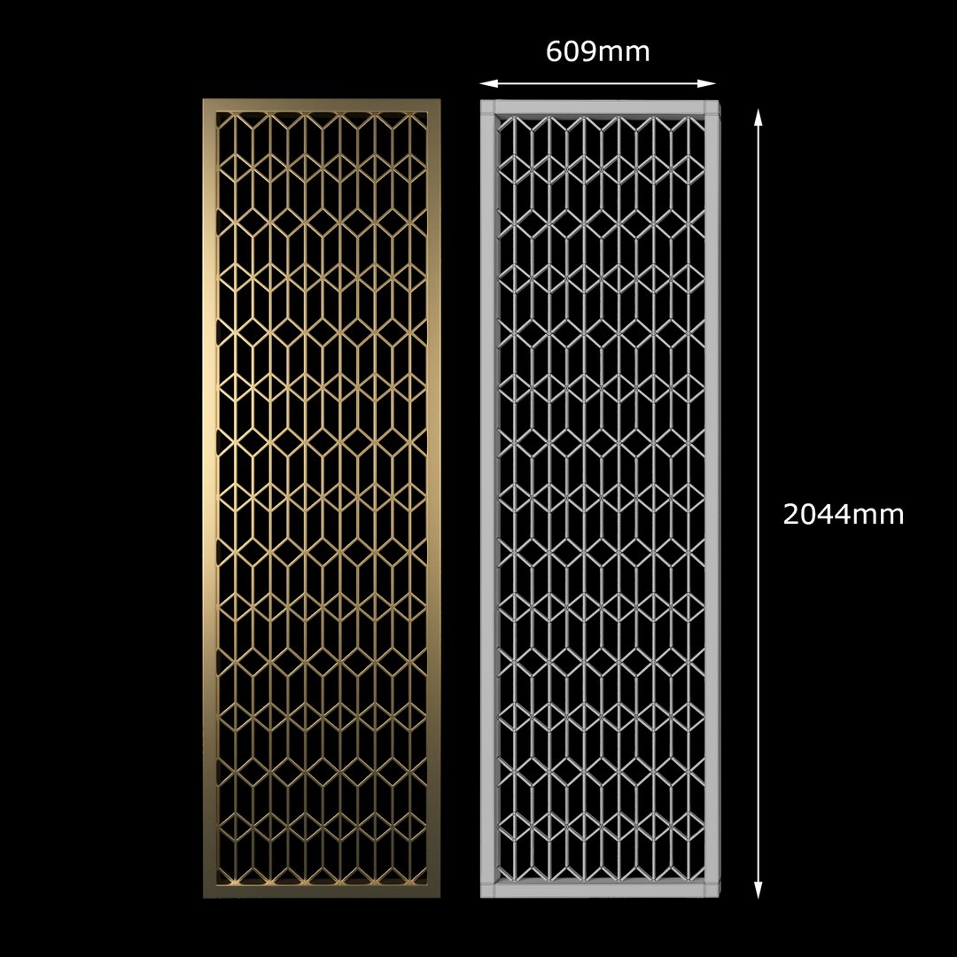 3D Cnc Panel Partition Model - TurboSquid 1559063