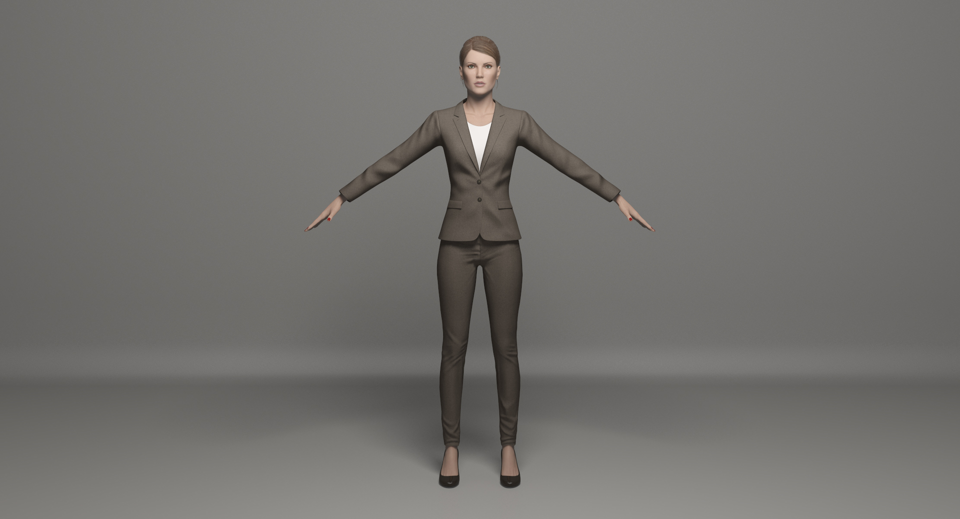 3d model female character