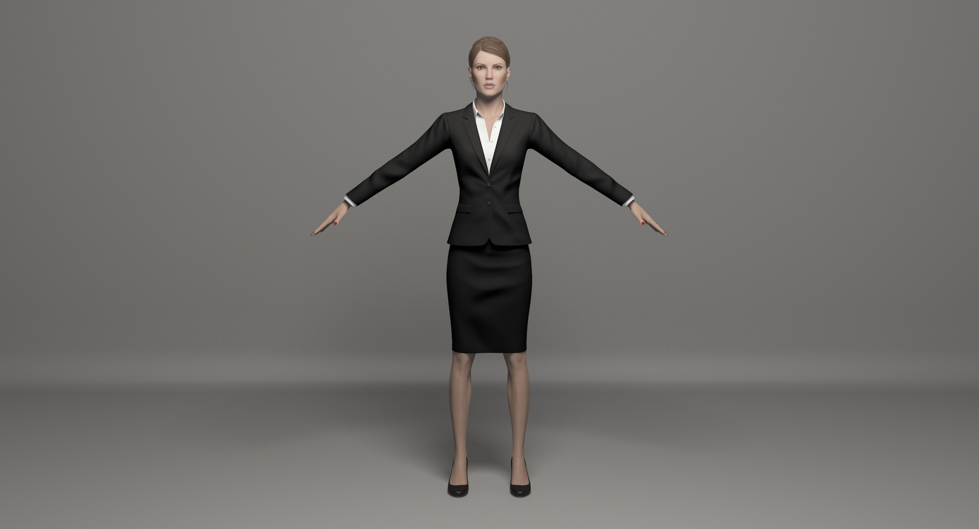 3d model female character