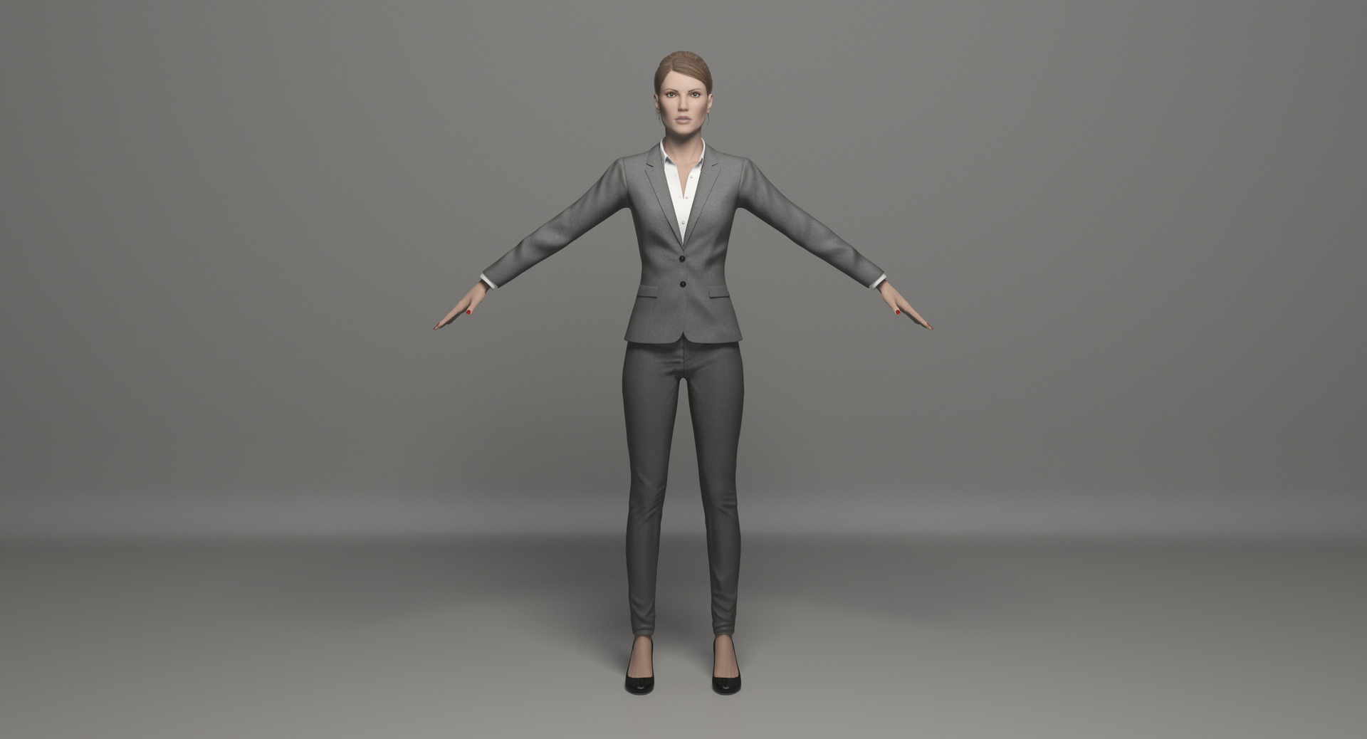 3d model female character