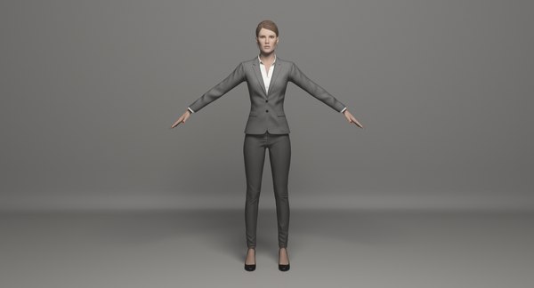 3d model female character