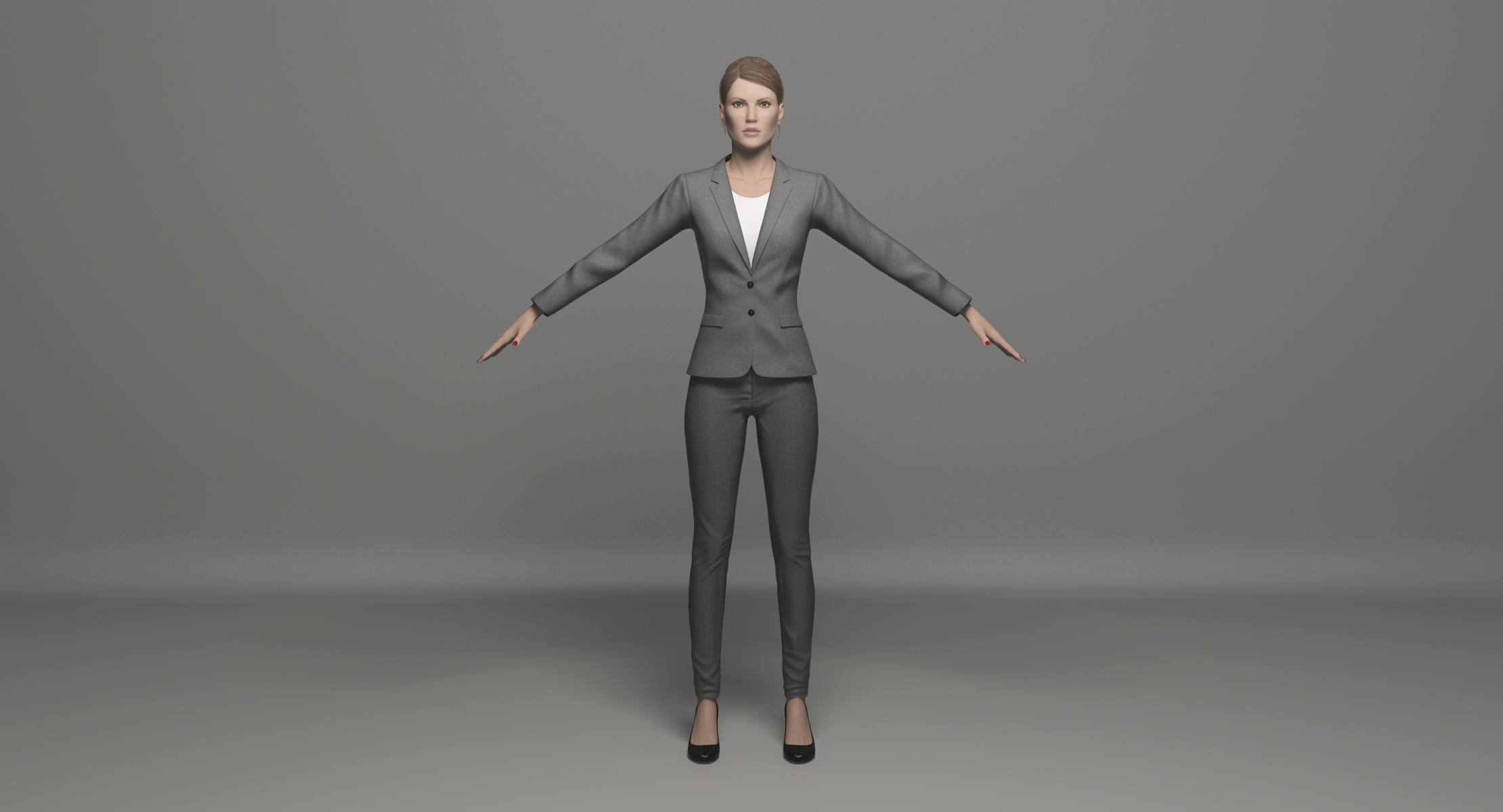 3d model female character