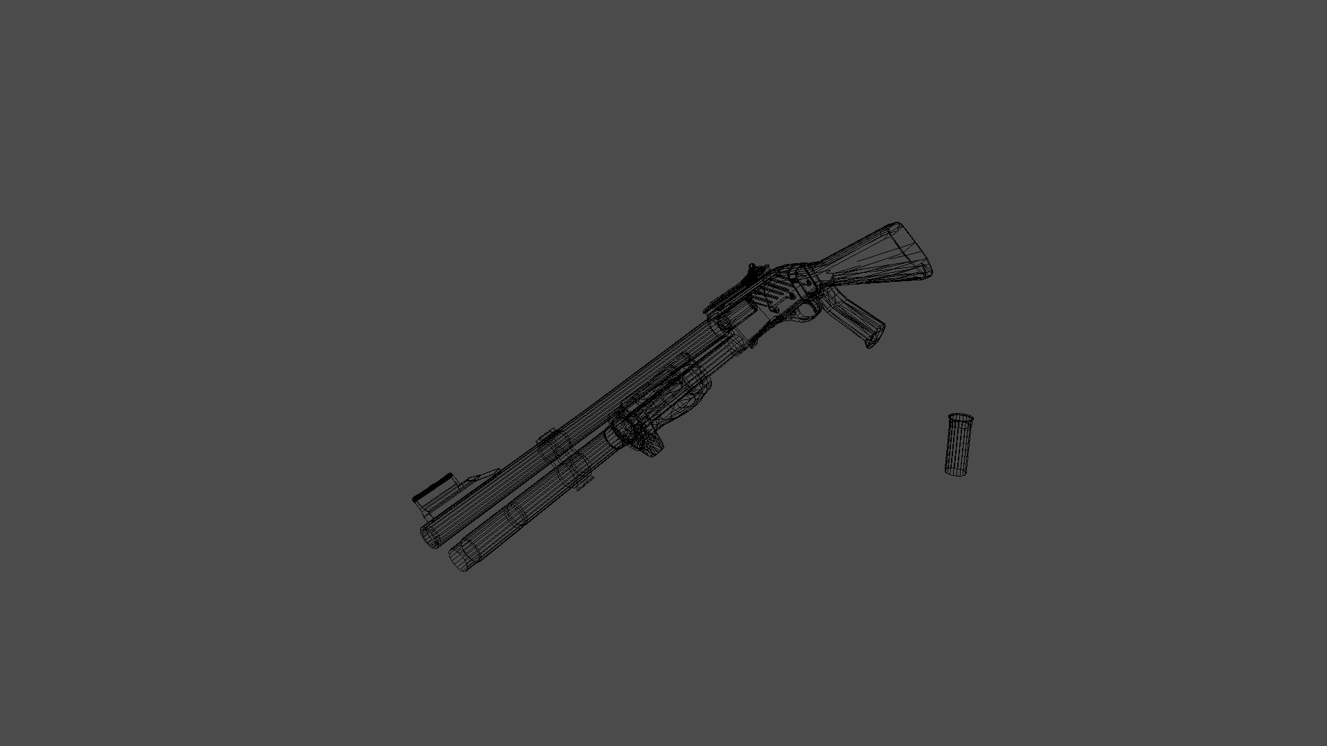 3D Model High Quality Remington 870 Shotgun 3D Model Realistic Game ...