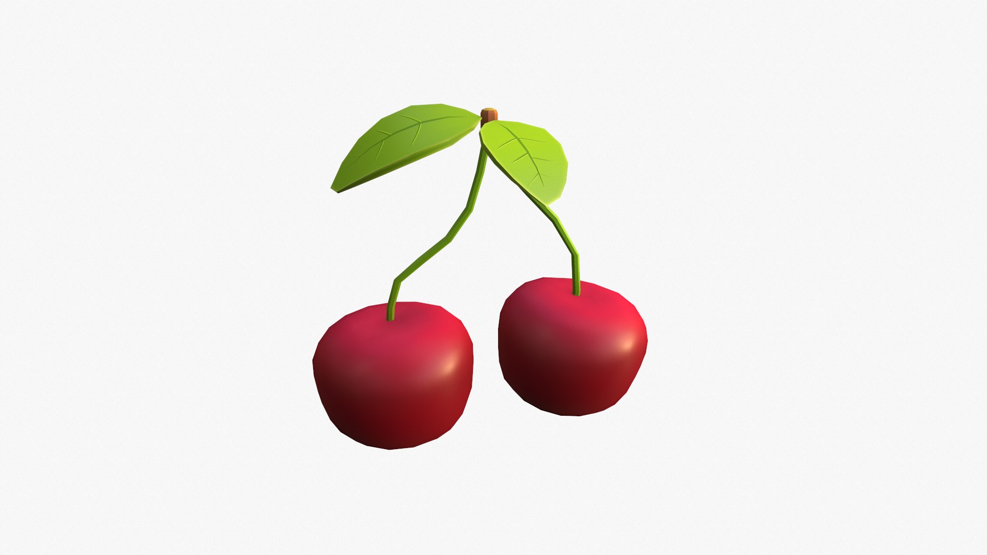 Cartoon Cherry 3D Model - TurboSquid 1916867