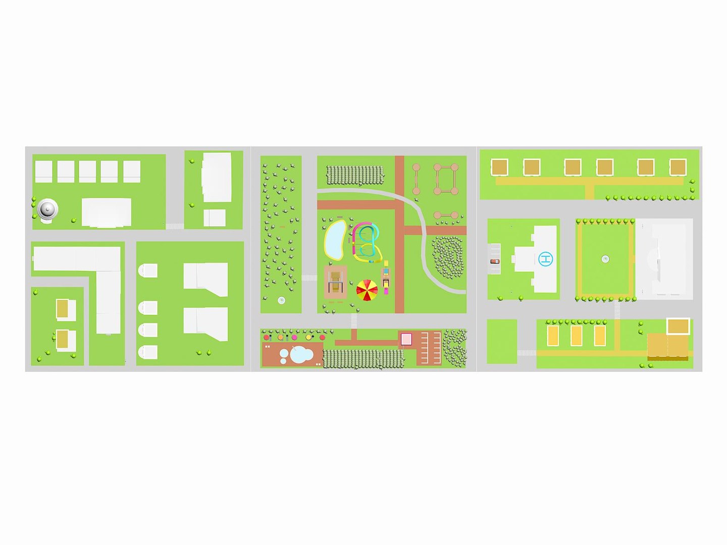 District level model - TurboSquid 1408410