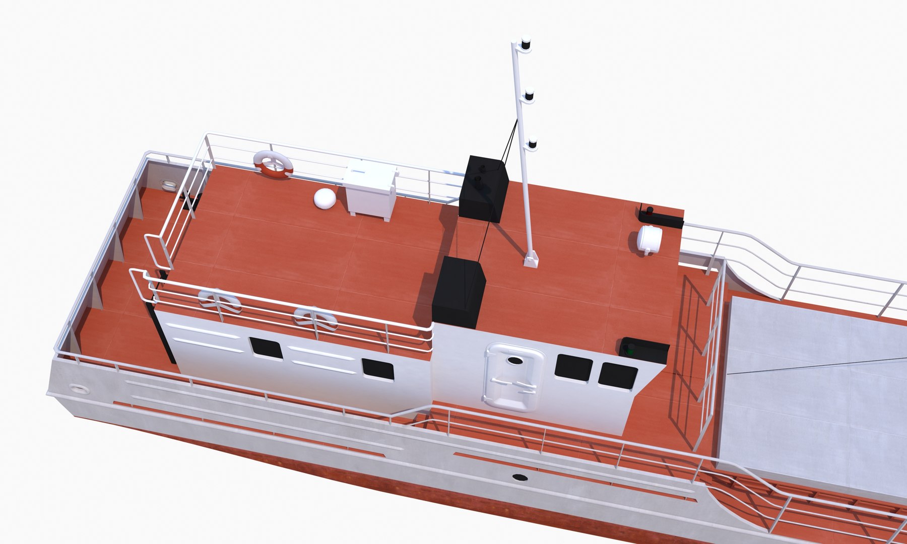 Small Inland Cargo Vessel Model - TurboSquid 2203885