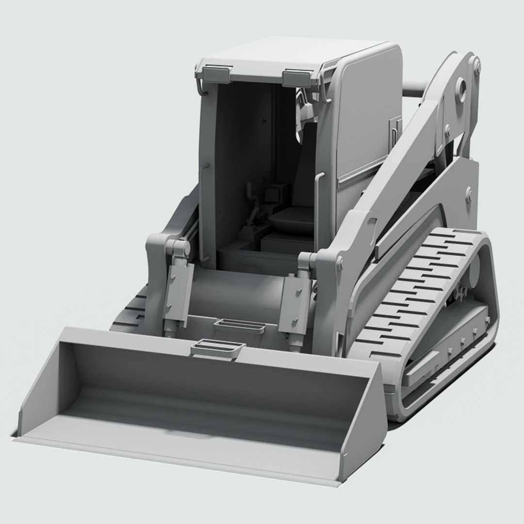 3d Model Kubota Svl75 Excavator