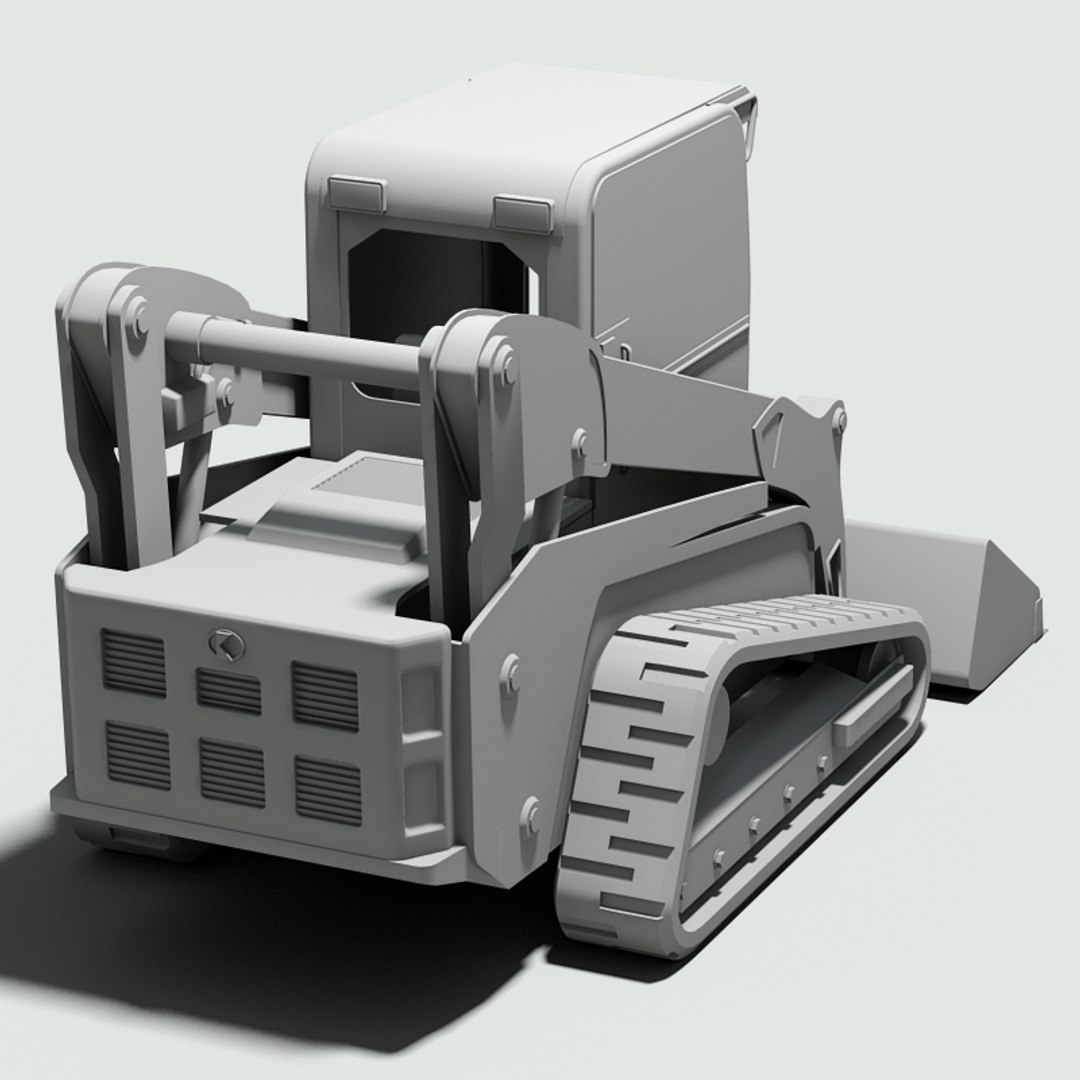3d Model Kubota Svl75 Excavator