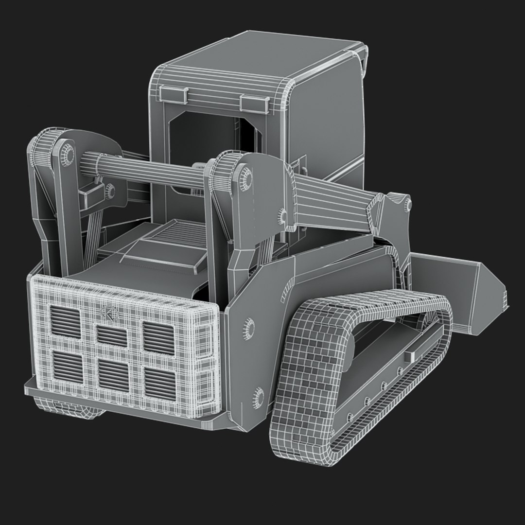 3d Model Kubota Svl75 Excavator