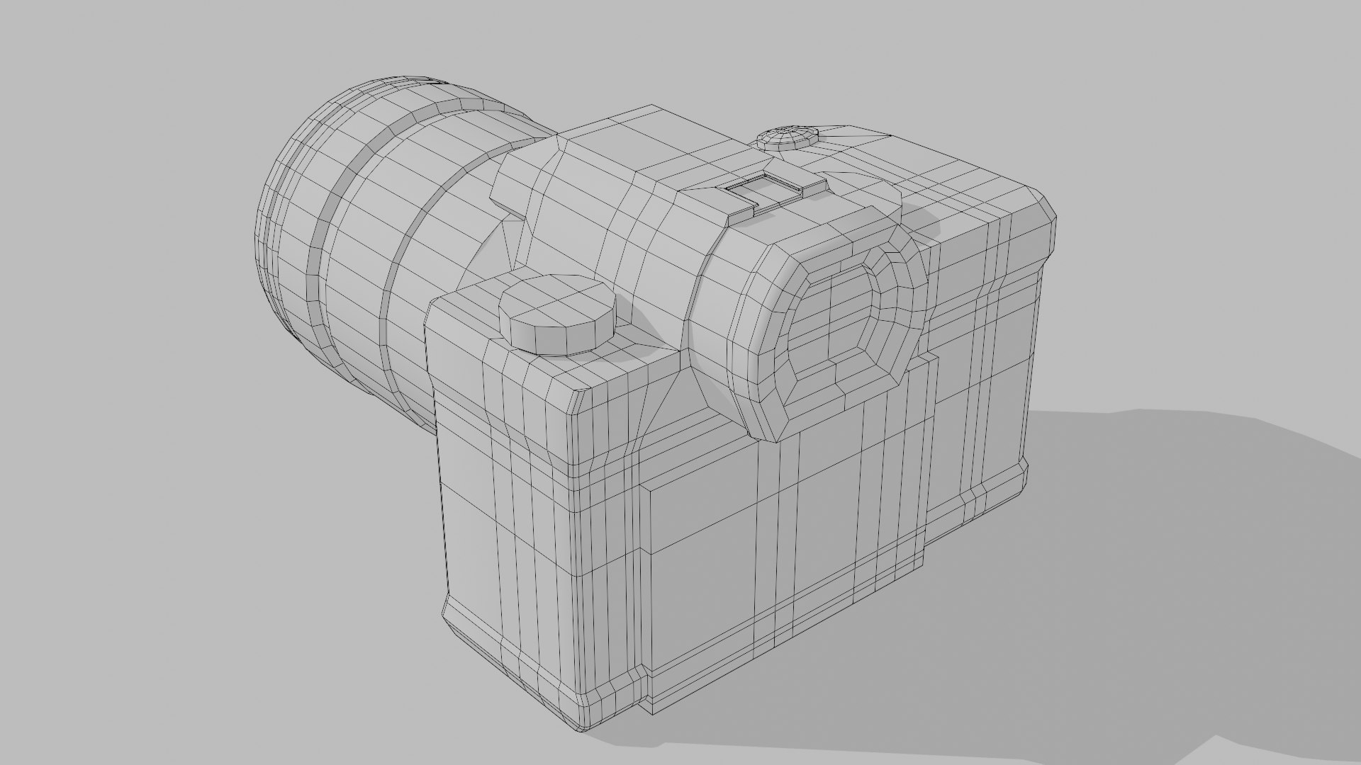 3D Low Poly Unbranded Camera - TurboSquid 2196531