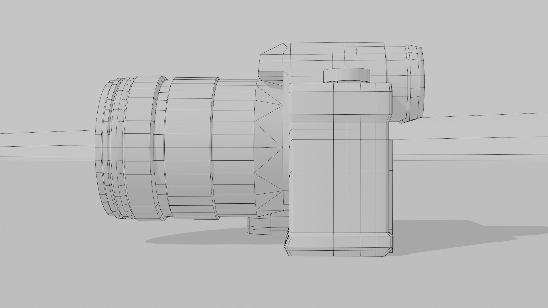 3D Low Poly Unbranded Camera - TurboSquid 2196531