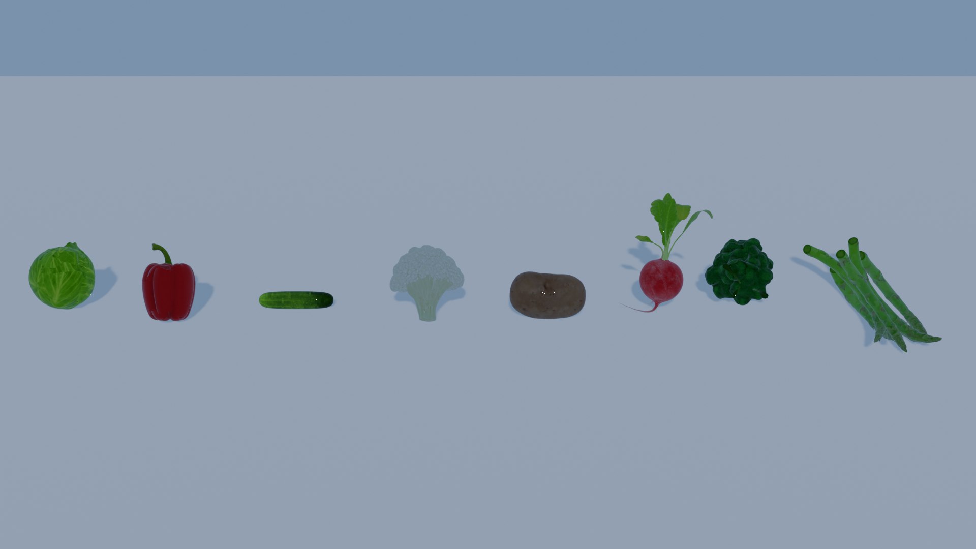 Vegetables Model - TurboSquid 1973223