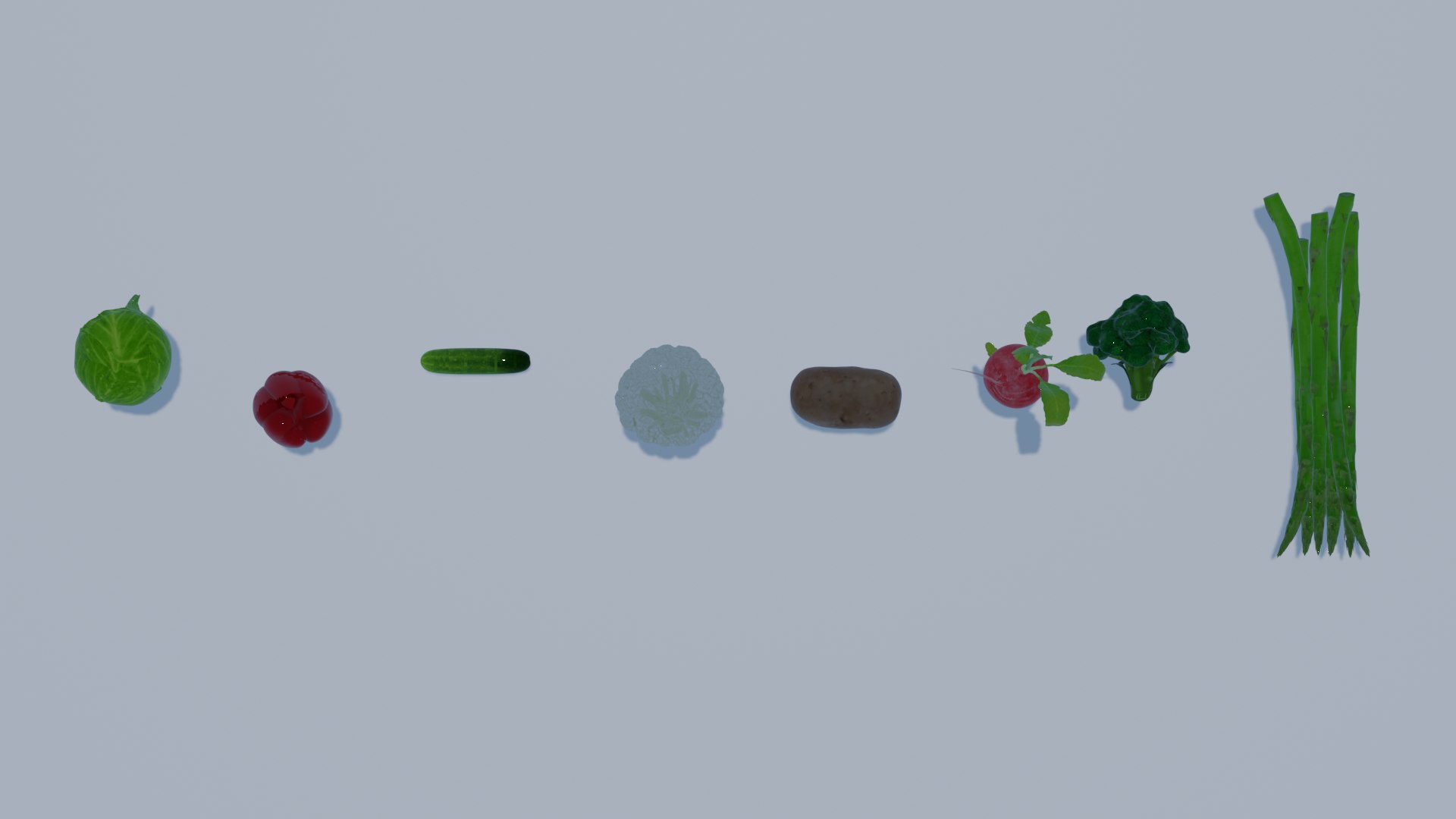 Vegetables Model - TurboSquid 1973223